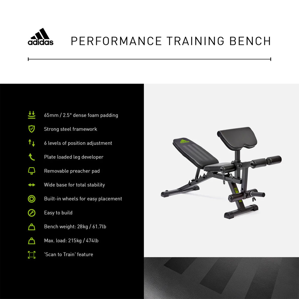 adidas Performance Training Bench – Sweatband