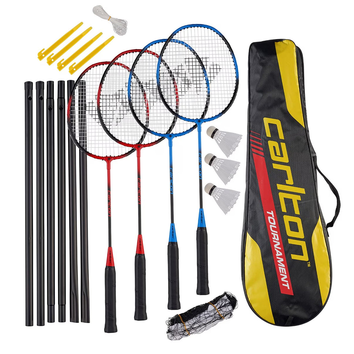 Carlton Tournament 4 Player Badminton Set – Sweatband