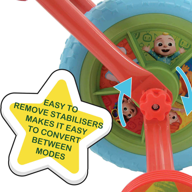 CoComelon 2-in-1 10" Wheel Size Training Bike – Sweatband