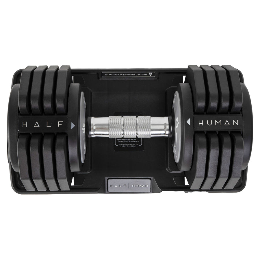 Half Human 25kg Adjustable Dumbbell Set – Sweatband
