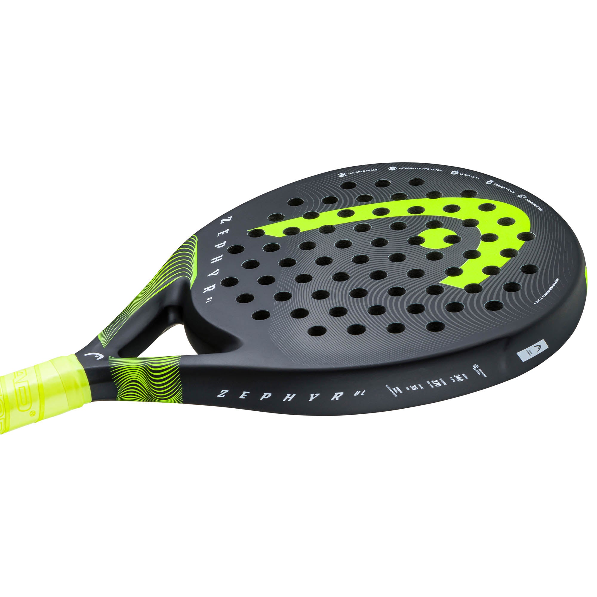 Head Zephyr UL Padel Racket – Sweatband