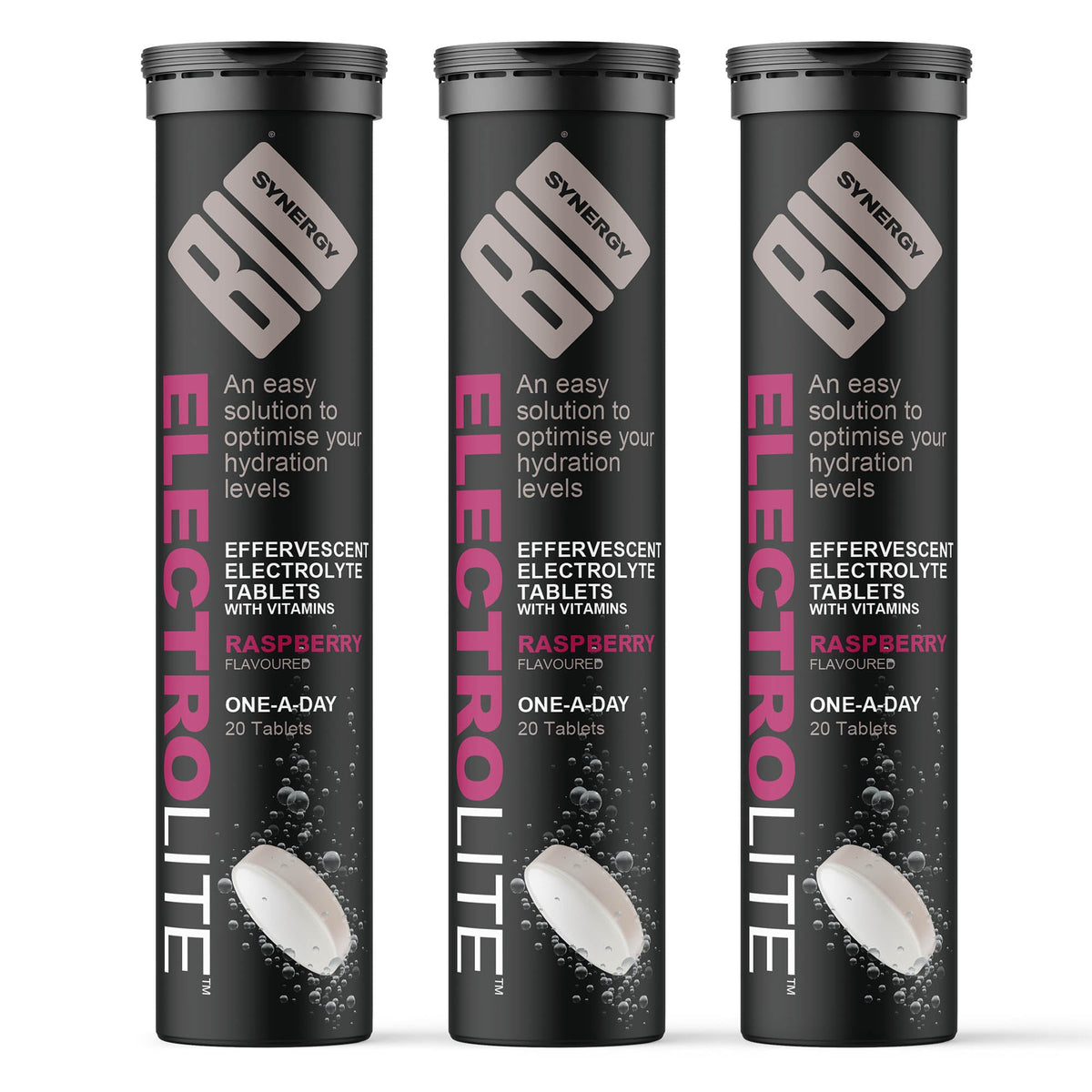 Bio-Synergy Electro-Lite Effervescent Tablets - Pack of 3 Tubes – Sweatband