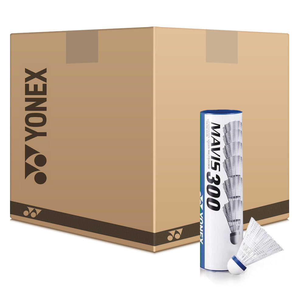 Yonex Mavis 300 White Badminton Shuttlecocks 25 dozen – Sweatband