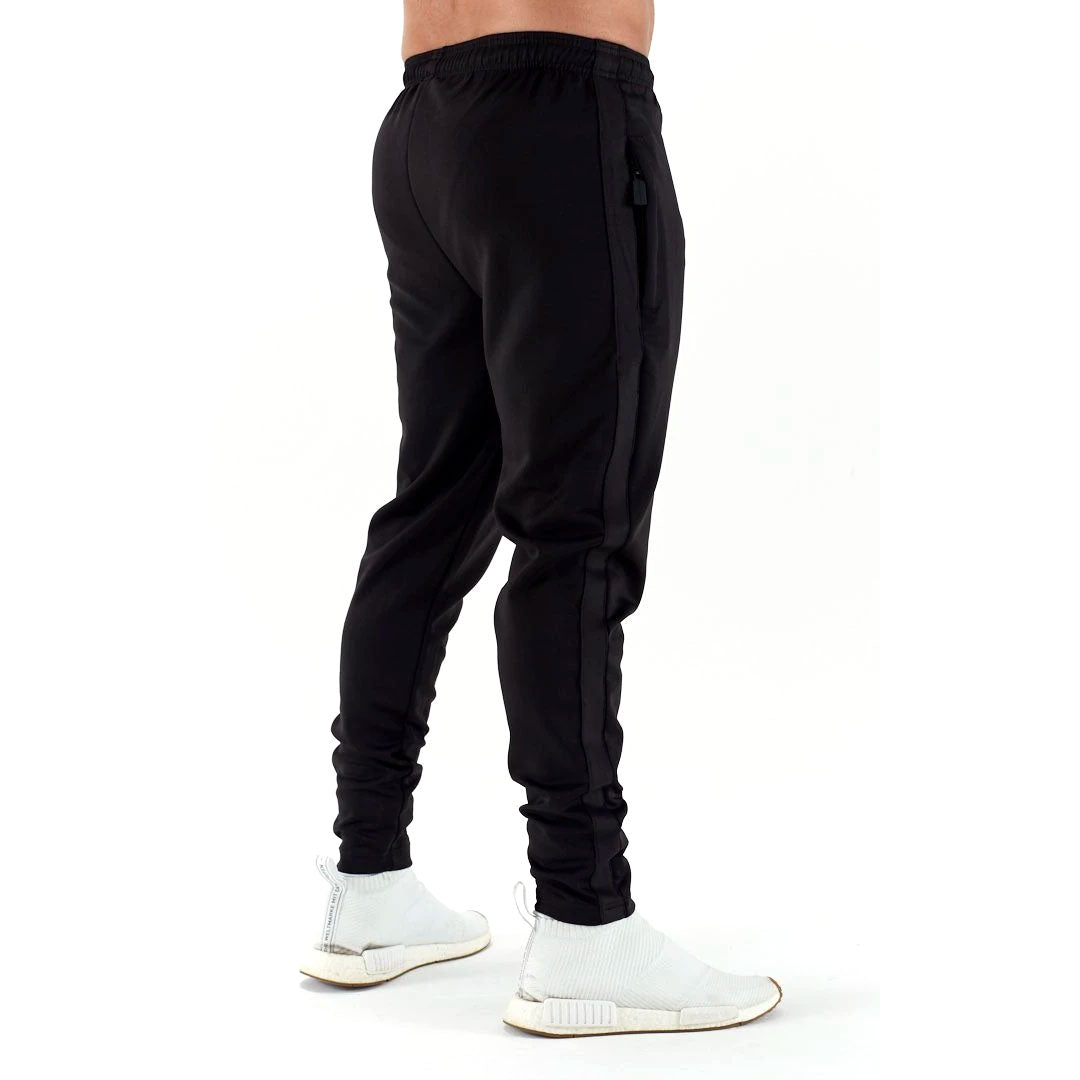 Half Human Mens Poly Tapered Tracksuit Joggers – Sweatband