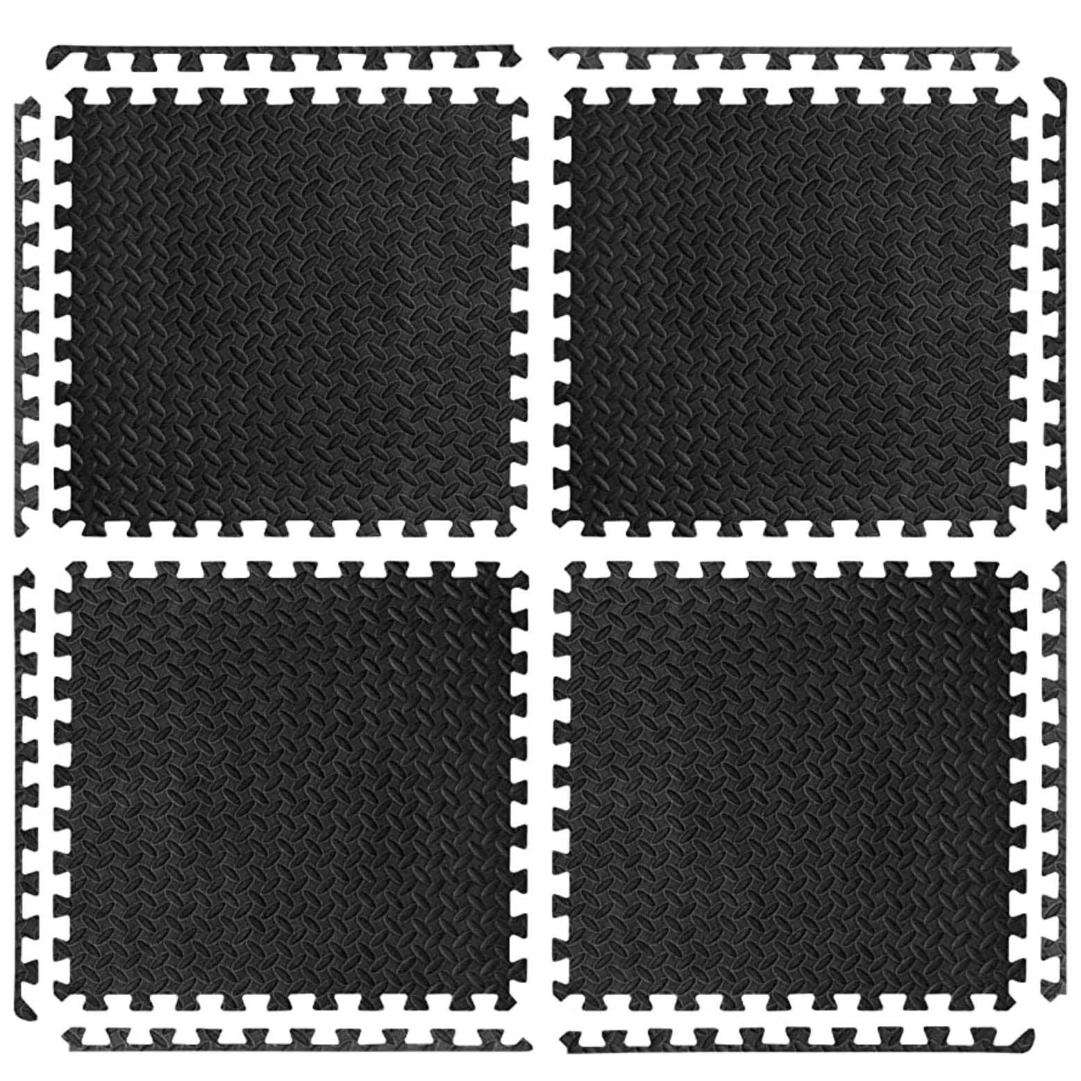 York 8 Piece High Impact Interlocking Floor Protection Mat – Sweatband